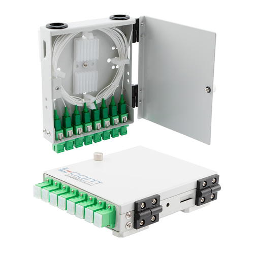 FTTH (Fiber To The Home) Metal Terminal Box with 8 Simplex SC/APC ...