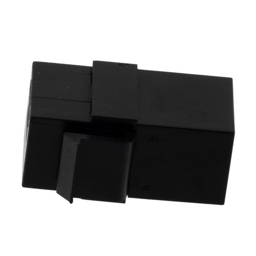 USB 3.1 Type C Keystone Adapter, 90 Degrees, Black