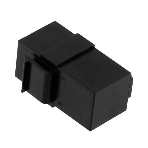 USB 3.1 Type C Keystone Adapter, 90 Degrees, Black