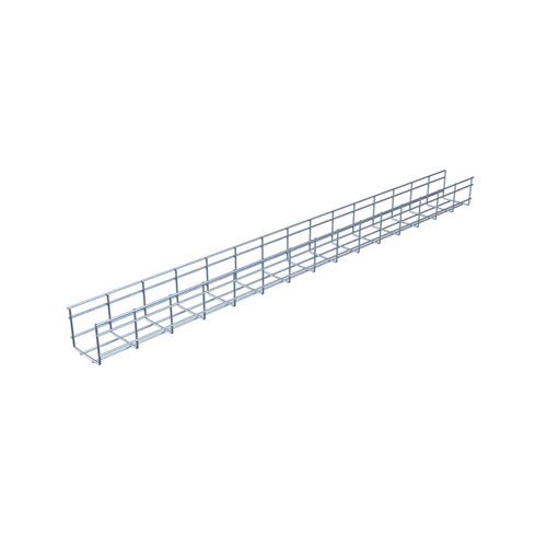 Wire Mesh Cable Tray 4"D x 4"H x 5ft. 2pk