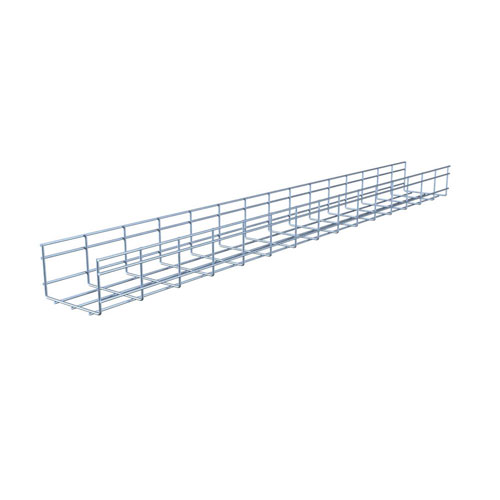 Wire Mesh Cable Tray 6"D x 4"H x 5ft. 2pk