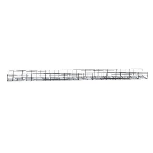 Wire Mesh Cable Tray 18"D x 6"H x 10ft. 2pk BLK