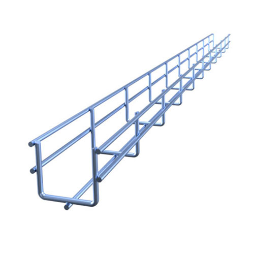 L-com Electro Zinc Plated Wire Mesh Cable Tray, 2"W X 1.97"D X 10'L 10pk