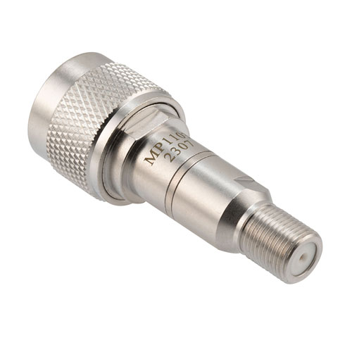 0.5 Watt 50 Ohm N Male to 75 Ohm F Female Matching Pad Operating from ...