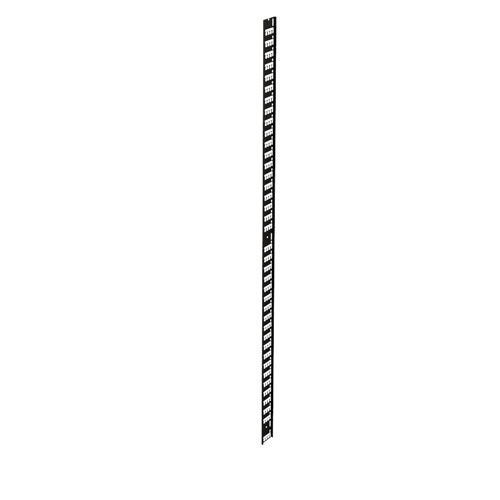 42U Vertical Cable Management Rail, Rack Mount, 0.5 x 3.2 x 76
