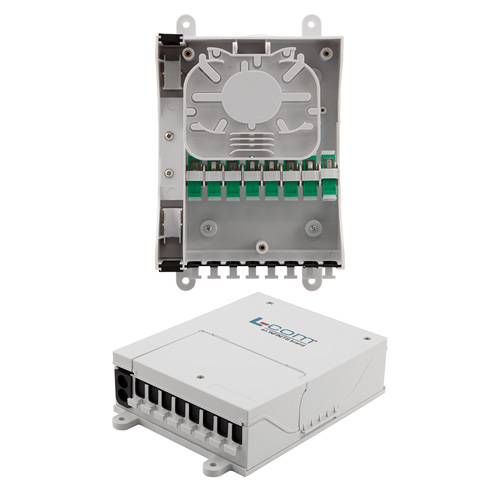 Splitter Distribution Box 8 Ports with 2 Input/Output Ports loaded with ...