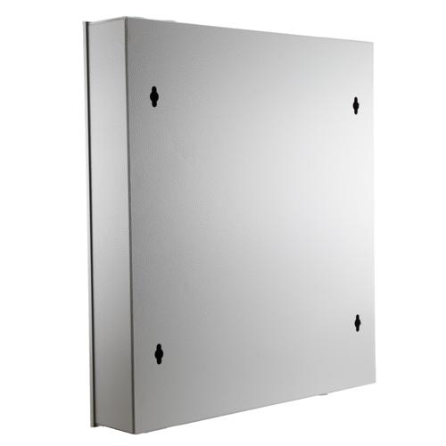 Fiber Enclosure Wall Mount, 24 Ports, Empty with Splice Tray & Adapter ...