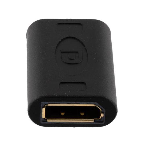 DisplayPort Female to Female Adapter, Black