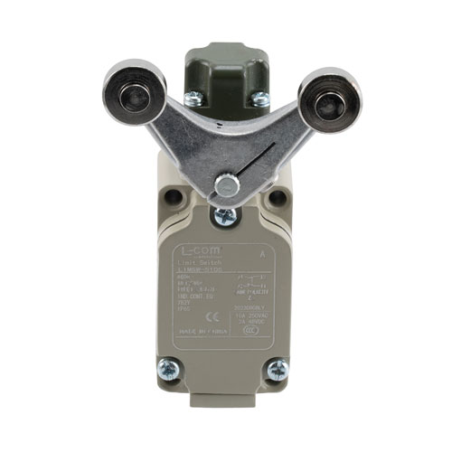 Dual Circuit Vertical Limit Switch with Forked Roller Lever R38 mm ...