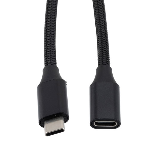 USB 3.1 Type C Cable Assembly, Male-to-Female, 10Gbps, 100W, 5A, 20V ...