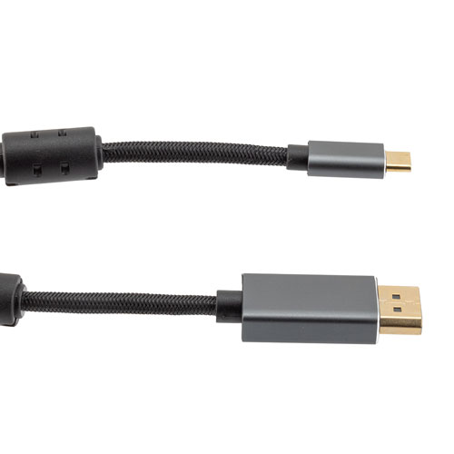 USB to Video Conversion Cable Assembly, USB Type C Male to DisplayPort ...