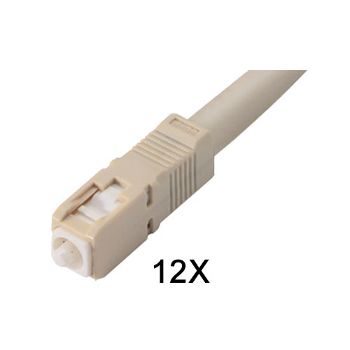 MPO Male to 12x SC Fan-out, 12 Fiber Ribbon, OM4 100G 50/125 Multimode ...