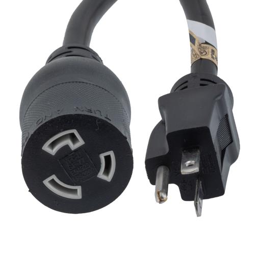 N5-20P - L5-20R Lck Power Cord, 20A, 125V, 1 FT