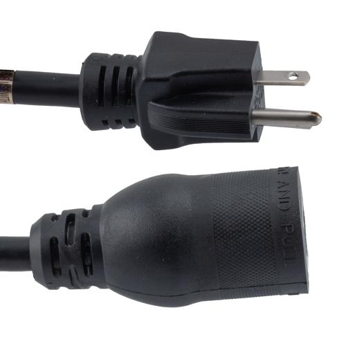 N5-20P - L5-20R Lck Power Cord, 20A, 125V, 1 FT