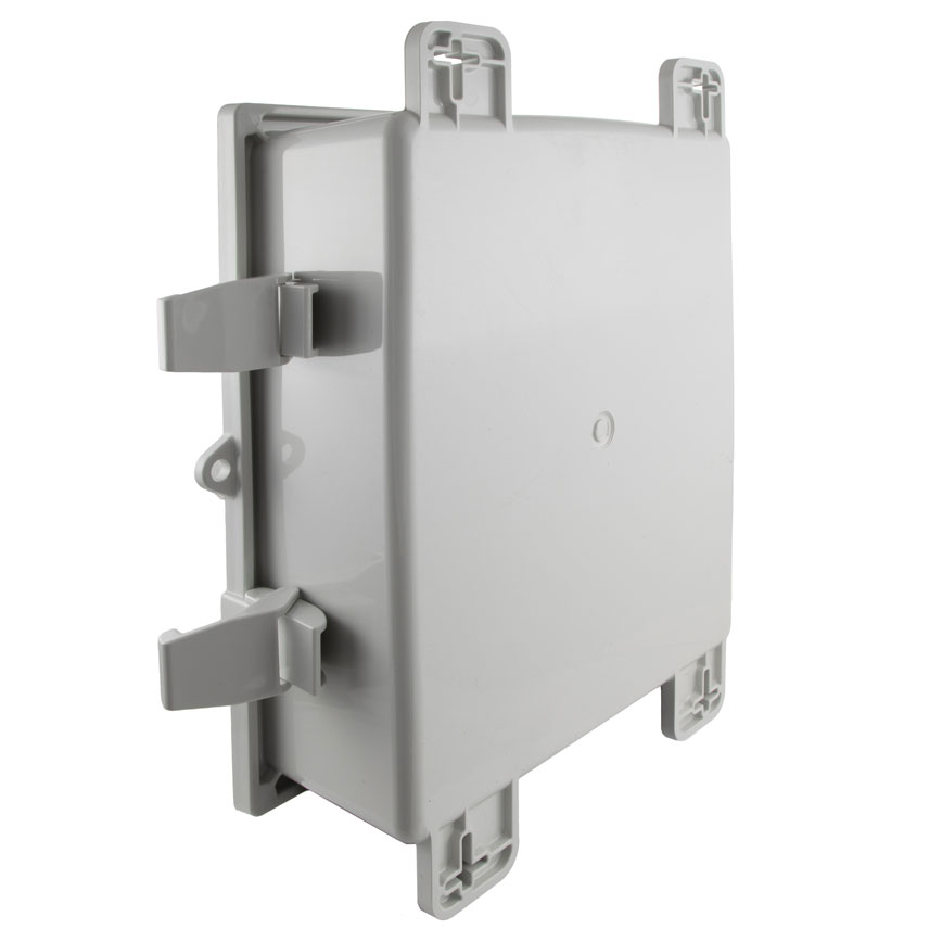 12x10x04" UL Listed Polycarbonate Slim Weatherproof Outdoor IP68 NEMA ...