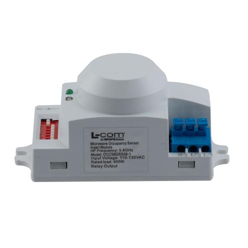 Microwave Occupancy Sensor Insert Module, 5.8 GHz, 110 - 130 VAC, 600 W ...