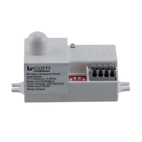 Microwave Occupancy Sensor Insert Module, 5.8 GHz, 220 - 240 VAC, 800 W ...