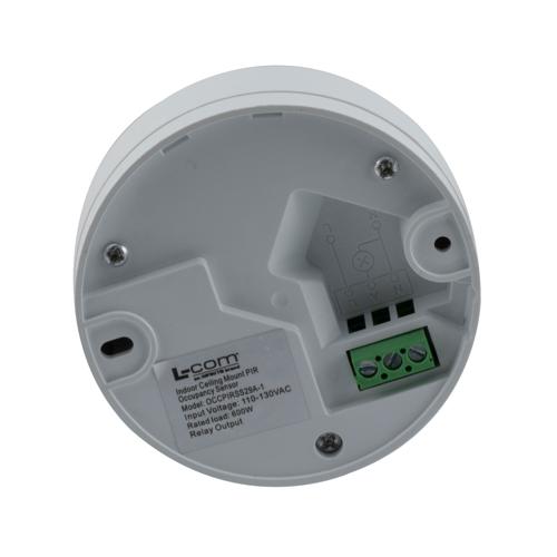 Indoor Ceiling Mount PIR Occupancy Sensor, 110 - 130 VAC, 600 W Relay ...