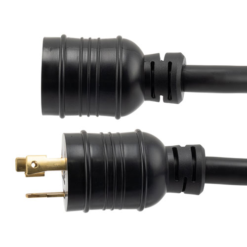 NEMA L5-30P - NEMA L5-30R, SJTOW Power Cable, 125V, 30A, 6FT