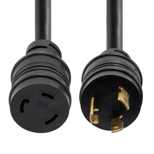 NEMA L5-30P - NEMA L5-30R, SJTOW Power Cable, 125V, 30A, 6FT