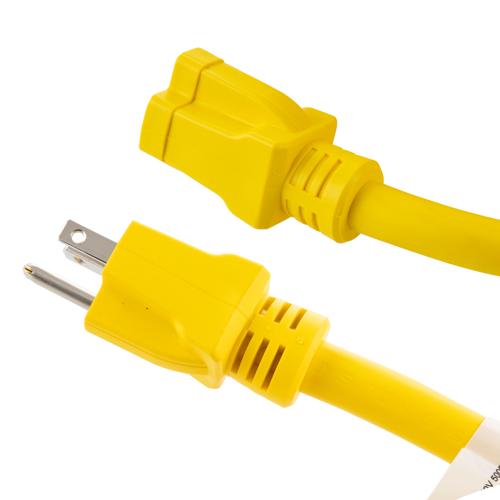 NEMA 6-20P to NEMA 6-20R, SJTOW 10 AWG x 3C 105 deg C- 100 Feet