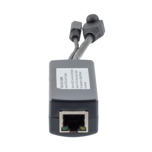 PoE to USB Splitter, 1-Port, Gigabit 10/100/1000 IEEE 802.3af, Ethernet ...