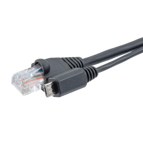 PoE to USB Splitter, 1-Port, Gigabit 10/100/1000 IEEE 802.3af, Ethernet ...