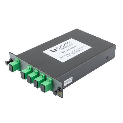 Passive PLC, Plug-In Single LGX PLC Splitter, 1x04 Standard (Even ...