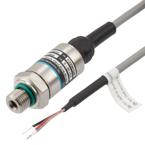 Pressure Sensor, compact, 10 MPa, 4-20mA, G1/4, 1.5m cable
