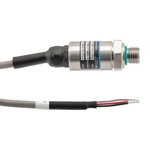 Pressure Sensor, compact, 35 MPa, 4-20mA, G1/4, 1.5m cable
