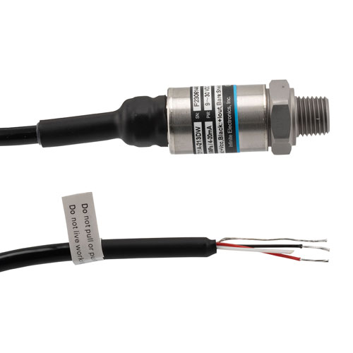 Pressure Sensor, compact, 4 MPa, 4-20mA, NPT1/4, 1.5m cable
