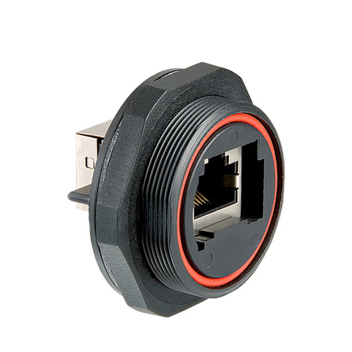 Bulgin Ethernet PCB Right Angle Mount Standard Buccaneer Connector ...