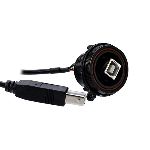 Front Panel Mount USB 2.0 Extension Cable, PX0844 Series Sealed B ...