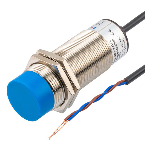 Capacitive Proximity Sensor, Cylindrical, M30, Non-shielded, Ni-plated Brass, AC 2-wire NO ...