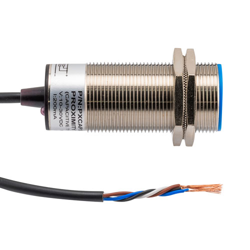 Capacitive Proximity Sensor, Cylindrical, M30, Shielded, Ni-plated ...