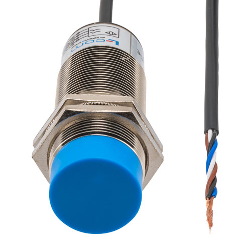 Capacitive Proximity Sensor, Cylindrical, M30, Non-shielded, Ni-plated ...