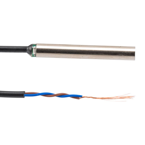 Inductive Proximity Sensor, Cylindrical, M6, Shielded, Ni-plated Brass ...