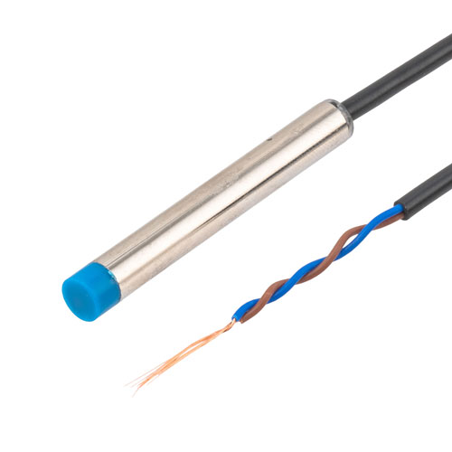 Inductive Proximity Sensor, Cylindrical, M6, Non-shielded, Ni-plated Brass, AC 2-wire NO ...