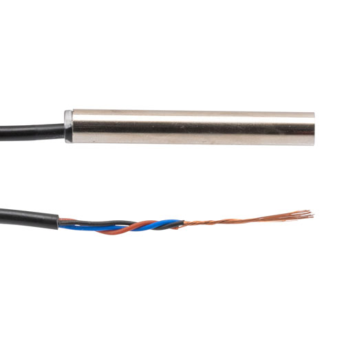 Inductive Proximity Sensor, Cylindrical, M6, Shielded, Ni-plated Brass ...