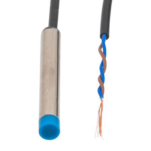 Inductive Proximity Sensor, Cylindrical, M6, Non-shielded, Ni-plated ...