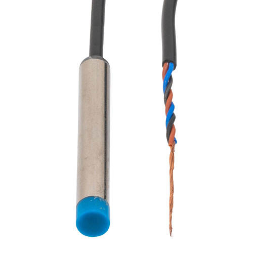 Inductive Proximity Sensor, Cylindrical, M6, Non-shielded, Ni-plated ...