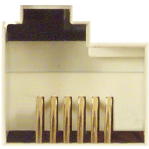 Modular Adapter, DB9 Female / MMJ (6x6) Jack 50µ Gold - REC096FD