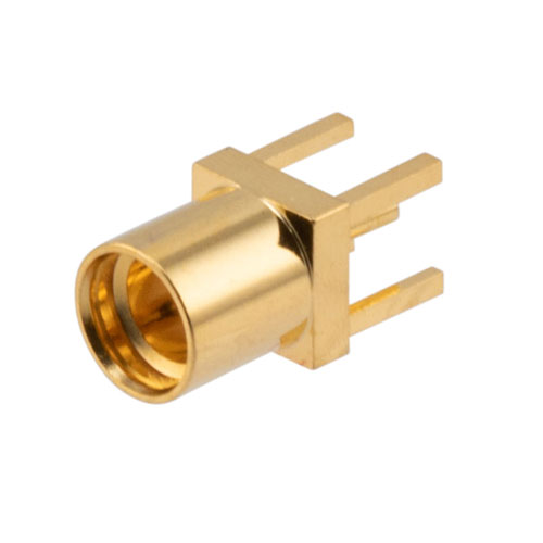 RF PCB Connector, MMCX Female straight, DIP (Thru Hole)