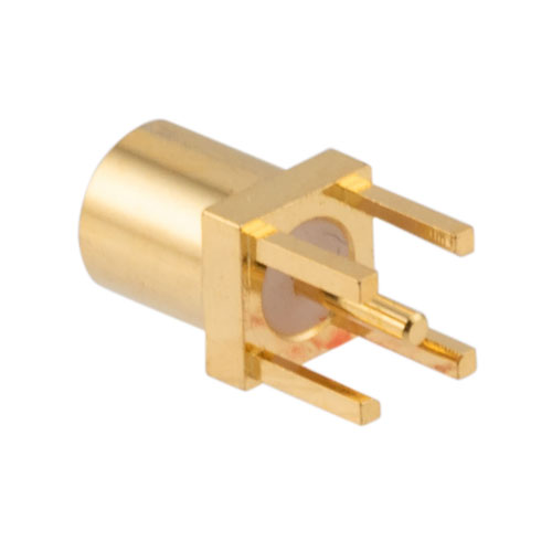 RF PCB Connector, MMCX Female straight, DIP (Thru Hole)