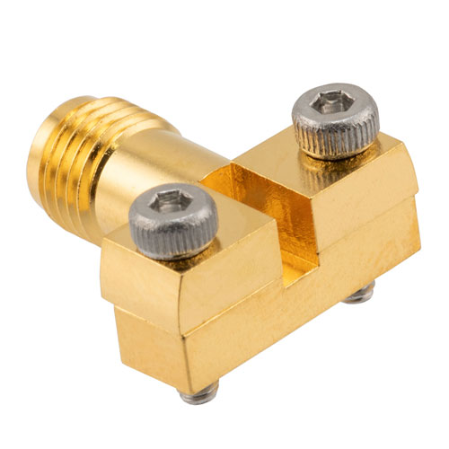 RF PCB Connector, SMA, Female, Up to 18 GHz, End Launch, Right Angle