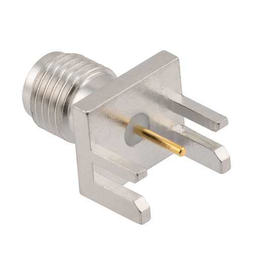 RF PCB Connector, SMA, Female, Up to 18 GHz, End Launch, Straight 0.062 ...