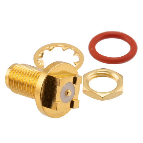 RF PCB Connector, SMA, Female, Up to 18 GHz, Surface Mount, Straight ...