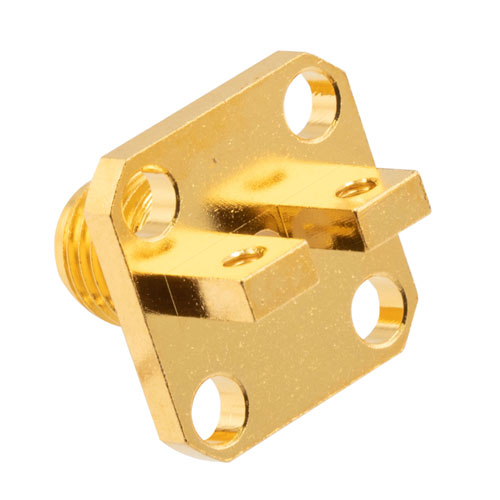 RF PCB Connector, SMA, Female, Up to 18 GHz, End Launch, Straight, 4 ...