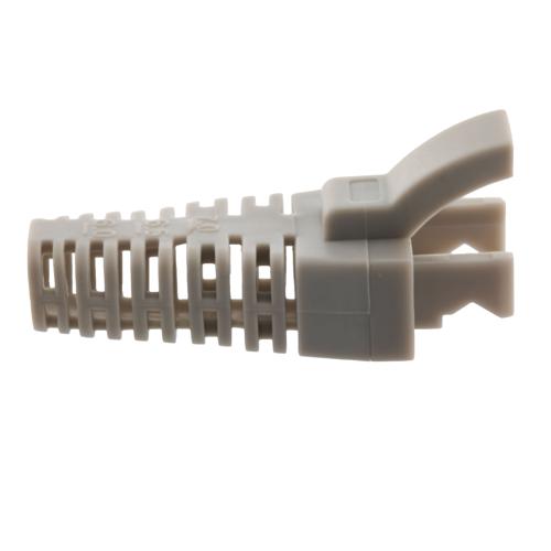 RJ45 Adjustable "Shark Fin" Style Boot for Long Body RJ45 Plugs, Cut-to ...