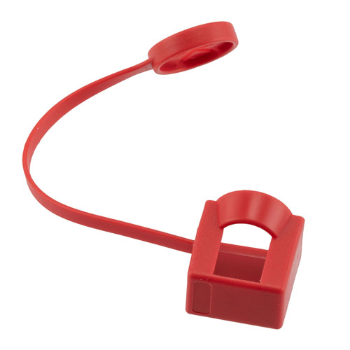 RJ45 Plug, Dust Cap with Tail Clip, PVC, Ethernet